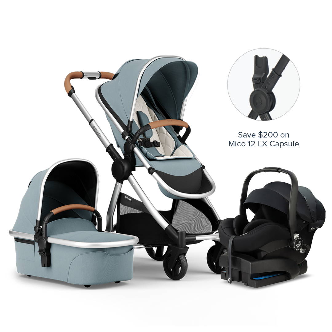 Babybee ROVER3 Pram | Bassinet & Stroller